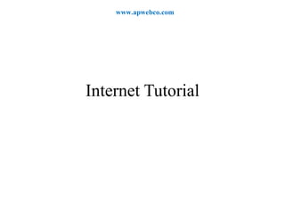 Internet tutorial | PPT