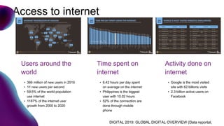 Internet usage presentation | PPTX