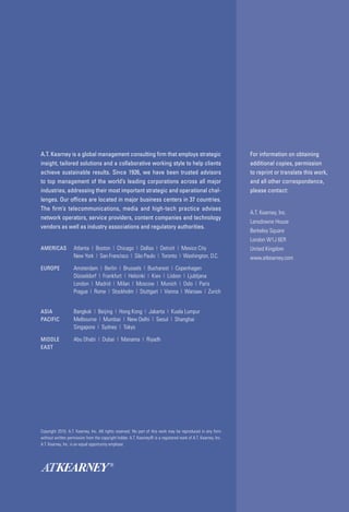 A.T. Kearney: Internet Value Chain Economics | PDF