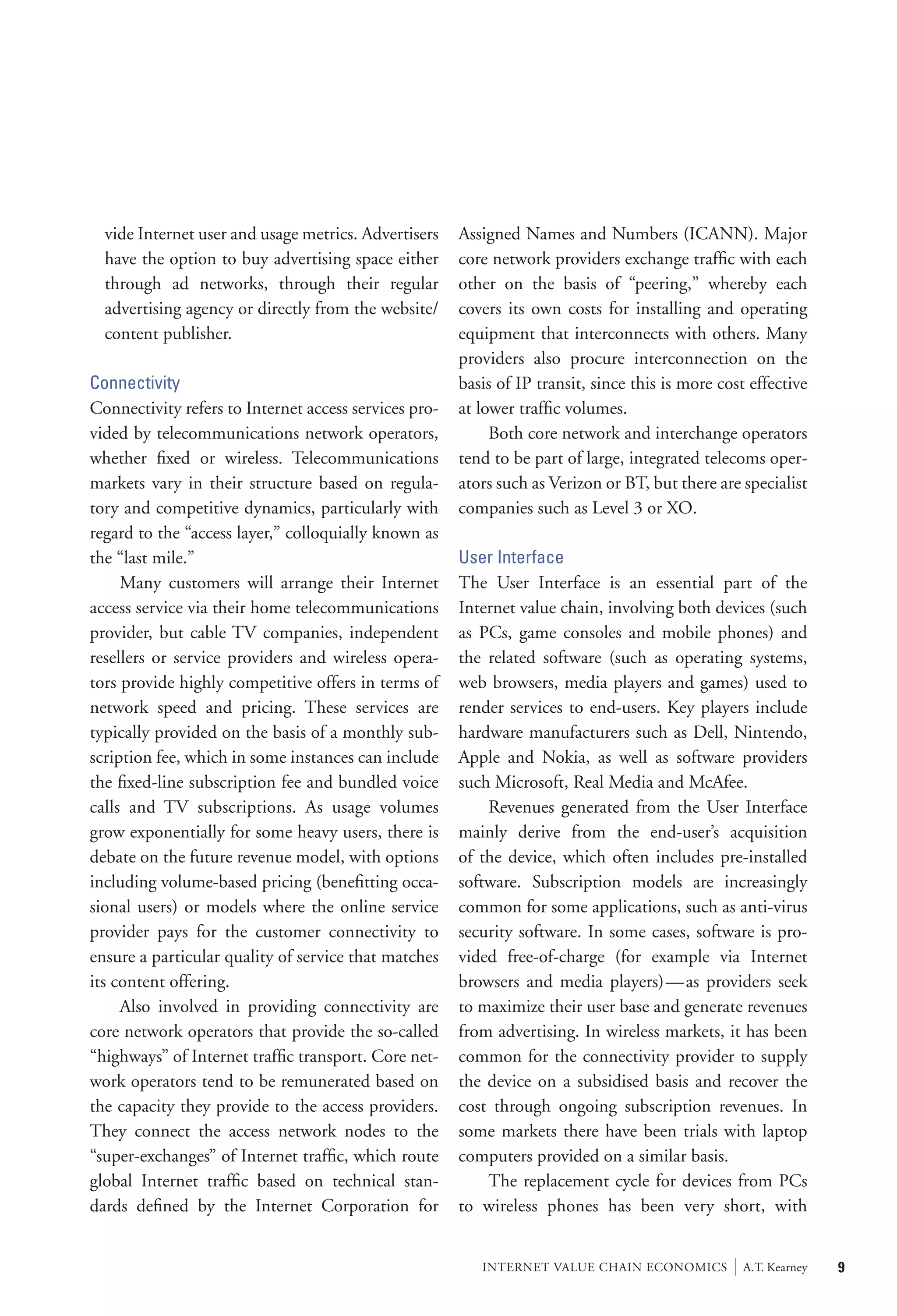 Internet Value Chain Economics Final 050210 | PDF