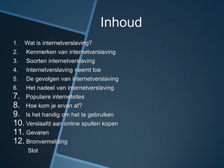 Internetverslaving | PPT