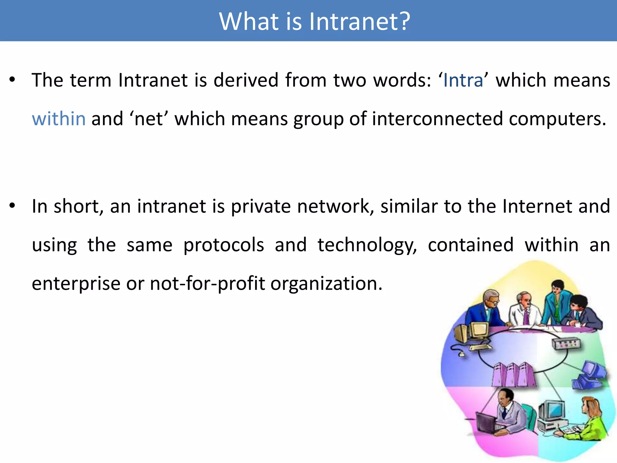 Internet vs intranet vs extranet | PPTX | Computer Networking | Computing
