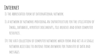 Internet vs newspapers | PPT