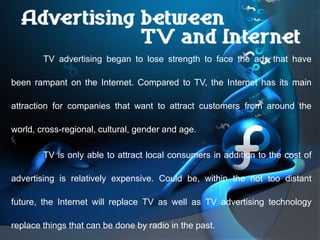 Internet vs television in advertising | PPTX