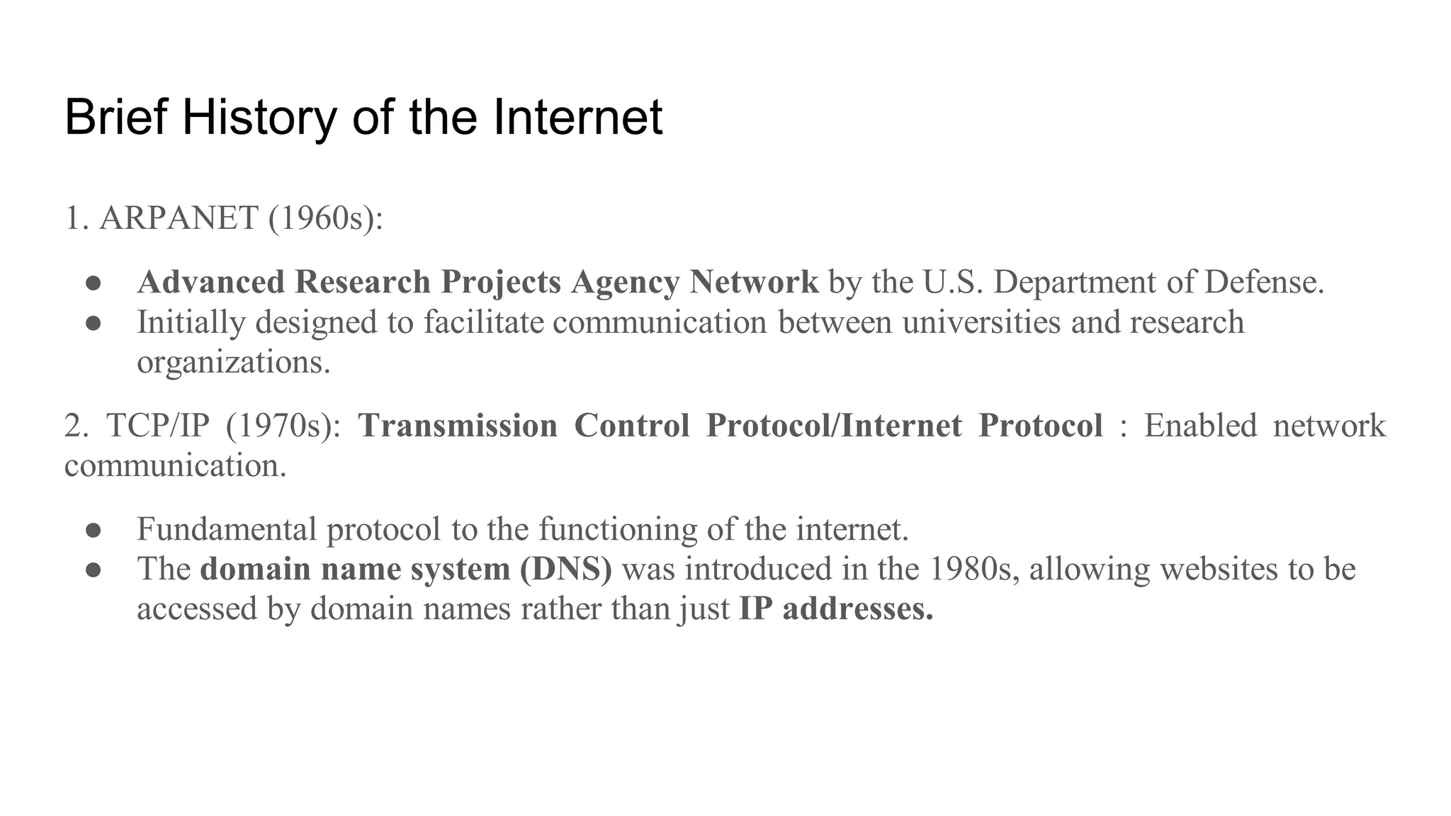 Internet_web_ Introduction to the Evolution of Internet | PDF