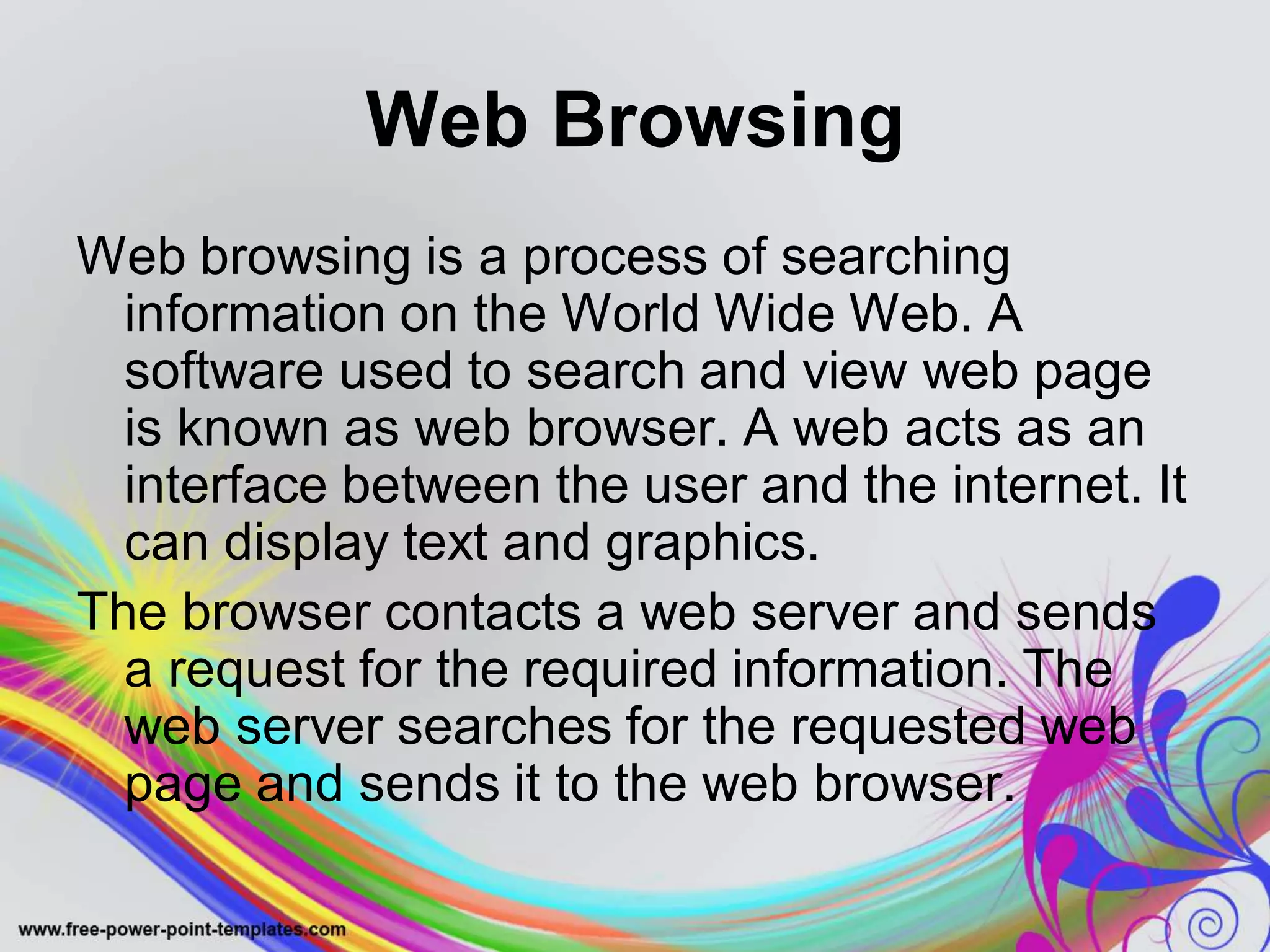 Internet, web browser, search engines | PDF