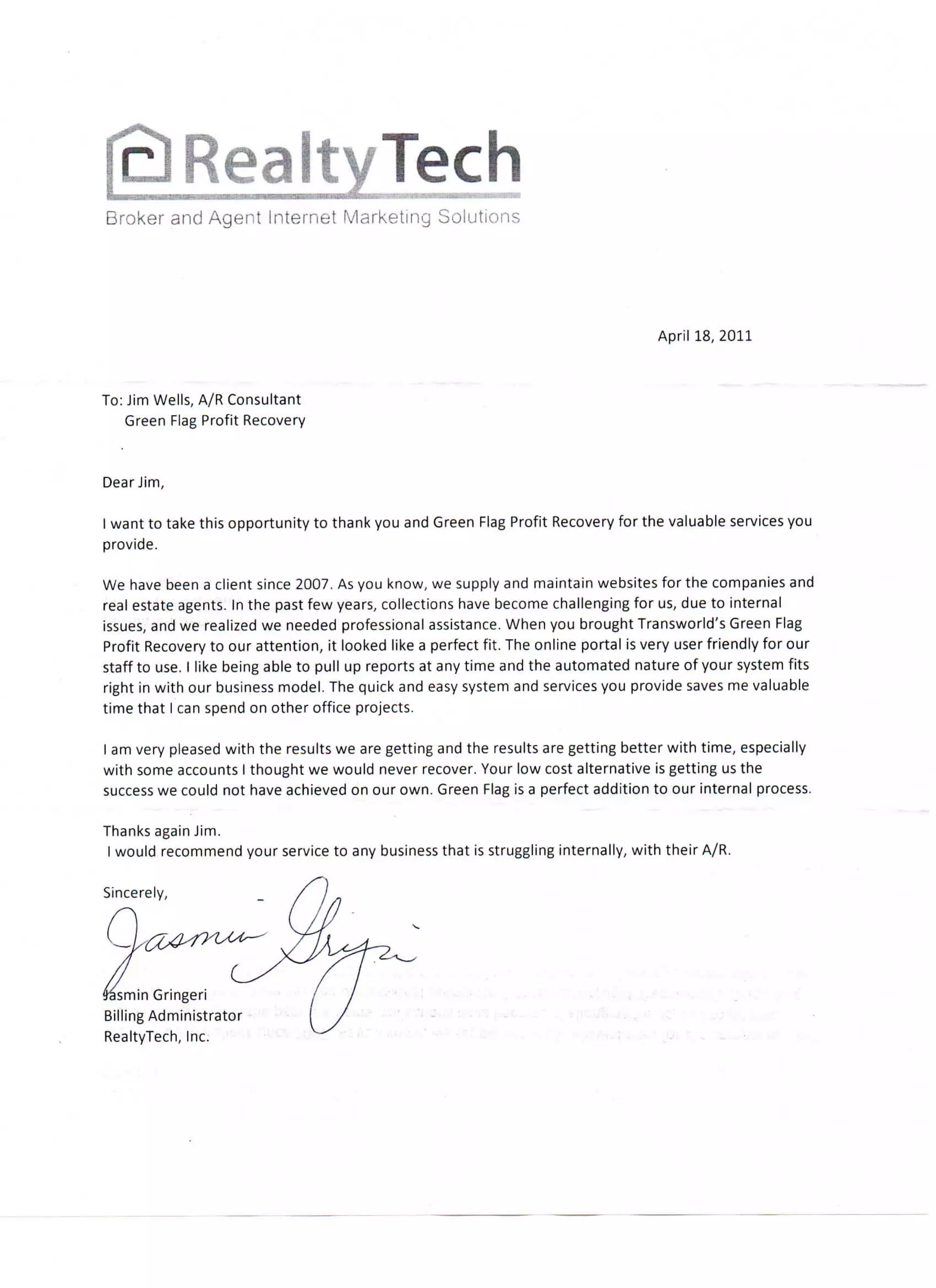 Internet web host letter001 | PDF