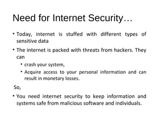 Internet Security | PPT