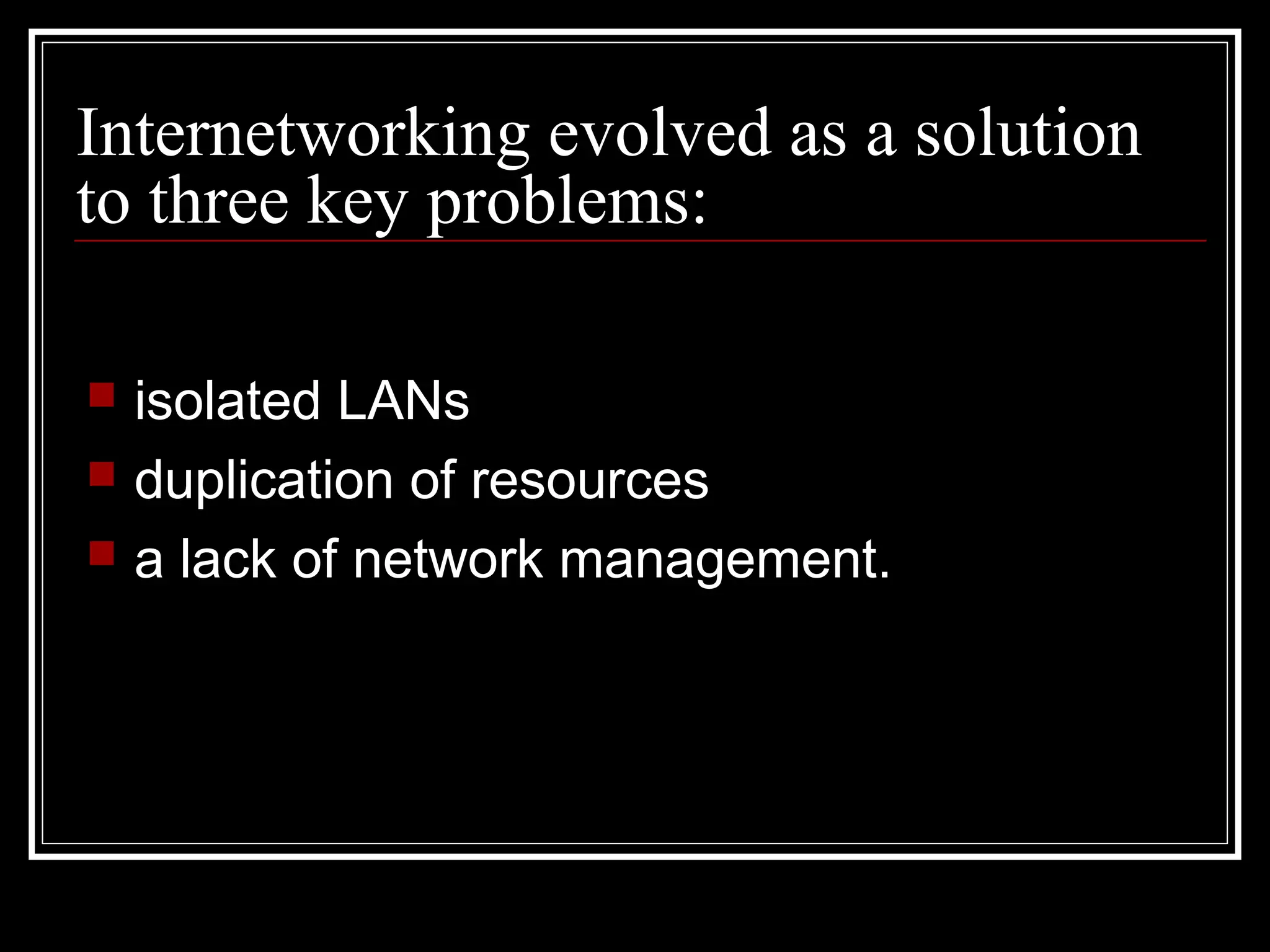 Internetworking basics | PPT