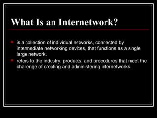Internetworking basics | PPT