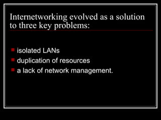 Internetworking basics | PPT