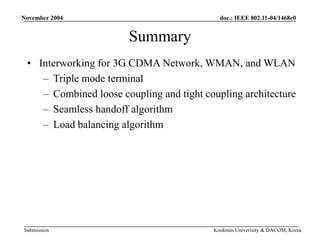 INTERNETWORKING BETWEEN WLANS AND WWANS.ppt | Computer Networking ...