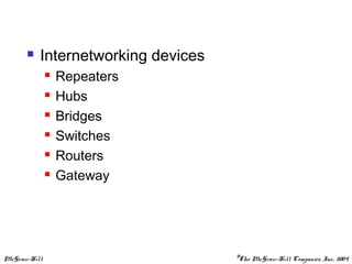 Internetworking devices | PPT | Computer Networking | Computing