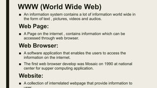 Internet & WWW | PPT
