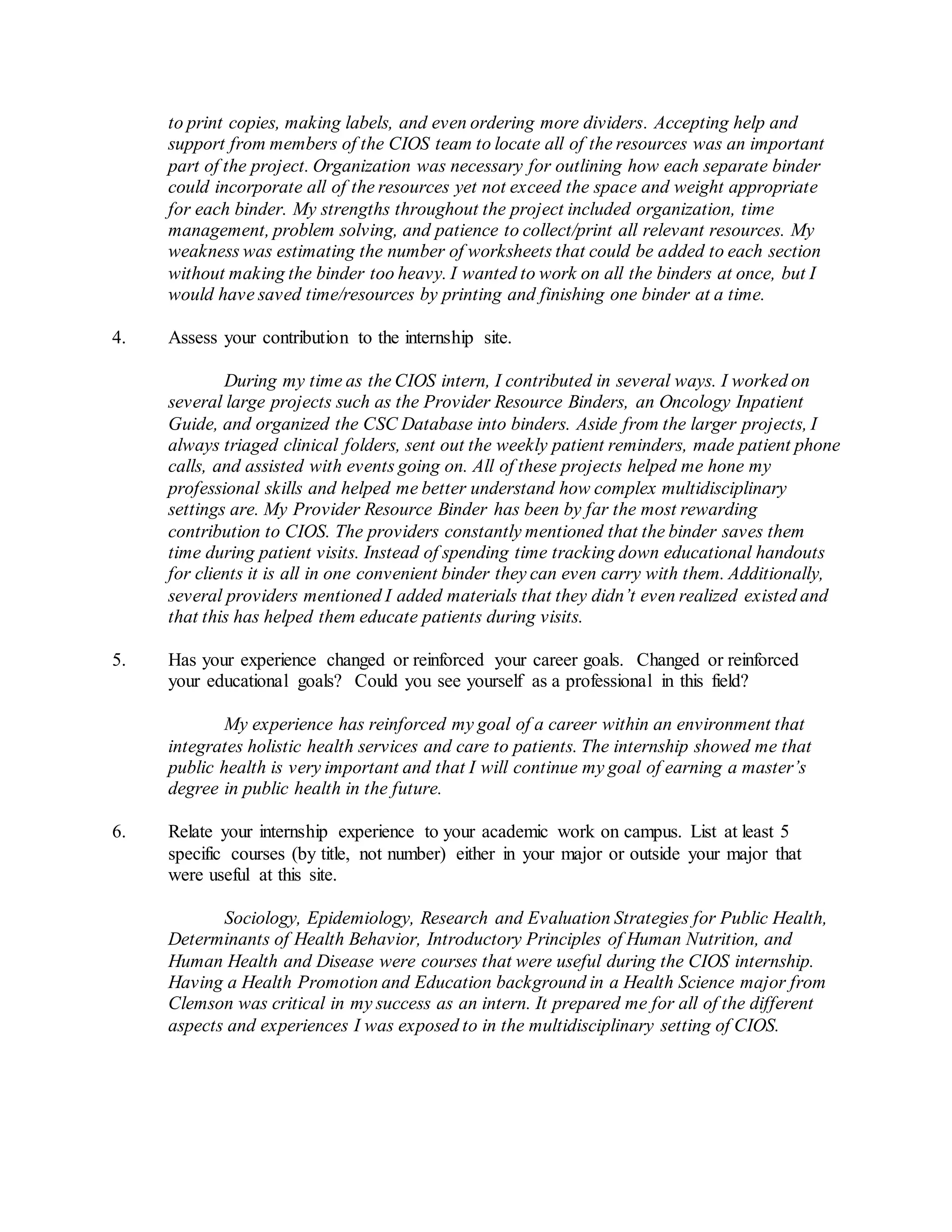 Intern Final Reflection | DOCX