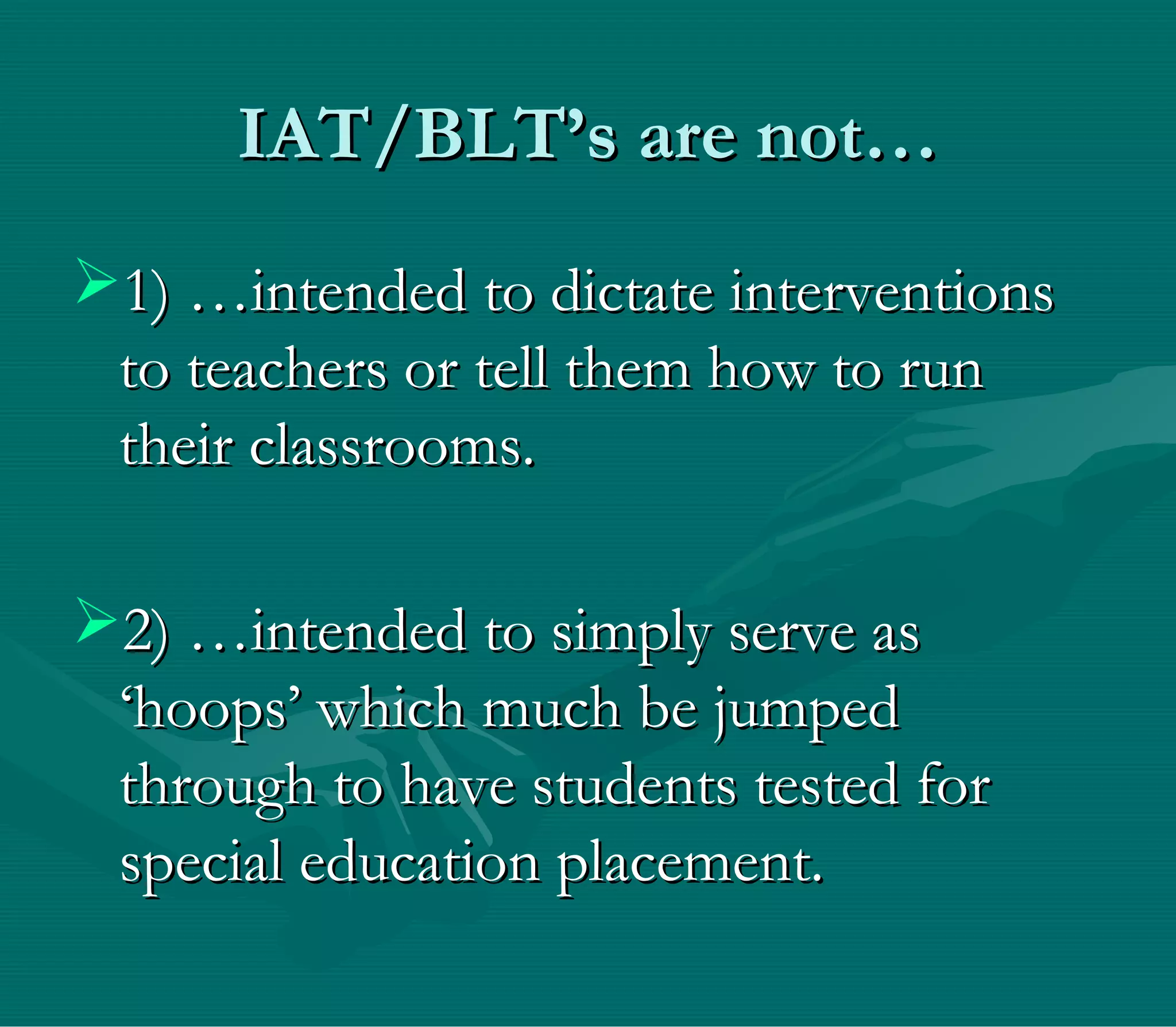 Intern intervention assistance team powerpoint | PPT
