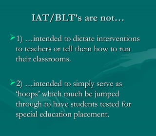 Intern intervention assistance team powerpoint | PPT