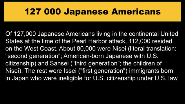 Internment of Japanese Americans | PPT