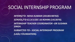 Intern Neha Kumari SWOT analysis . | PPT