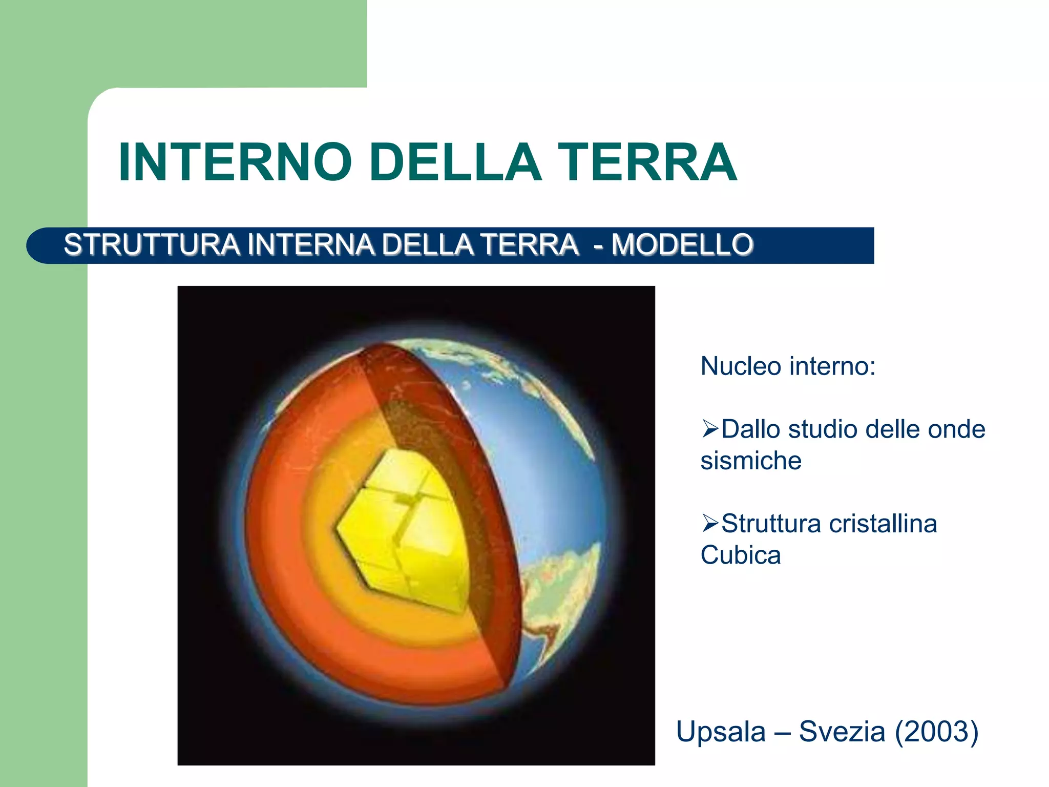 Struttura interna della terra (2011) | PPT