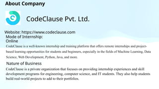 intern presentation on machine learning.pptx