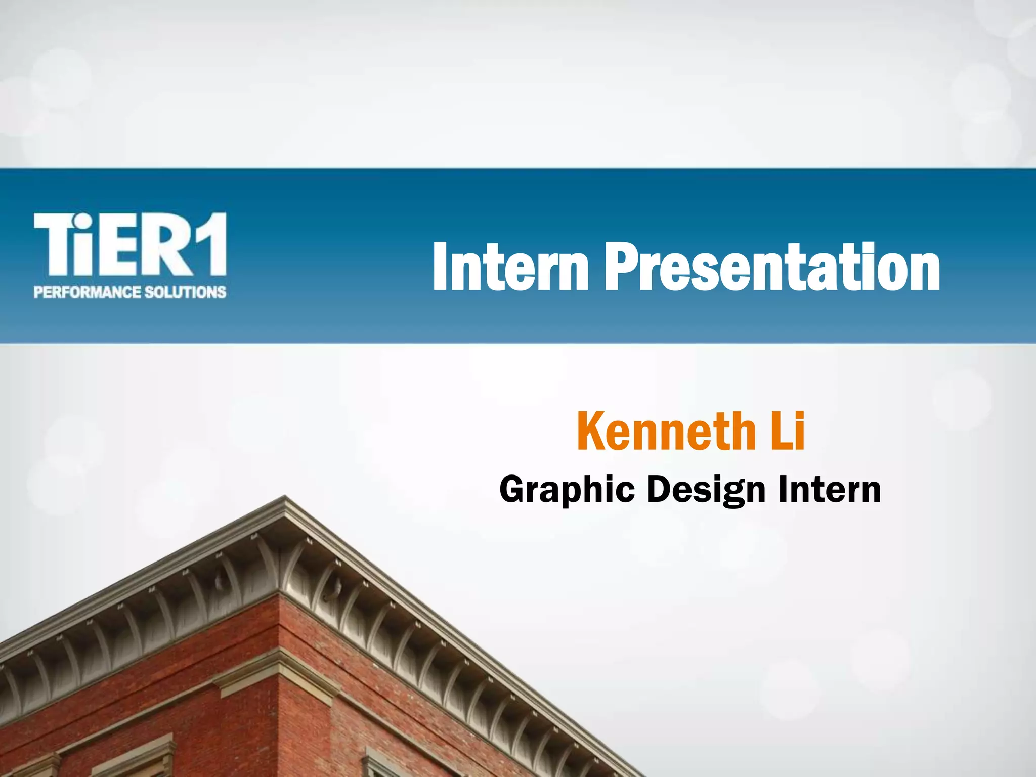 Intern Presentation 2011 | PPTX