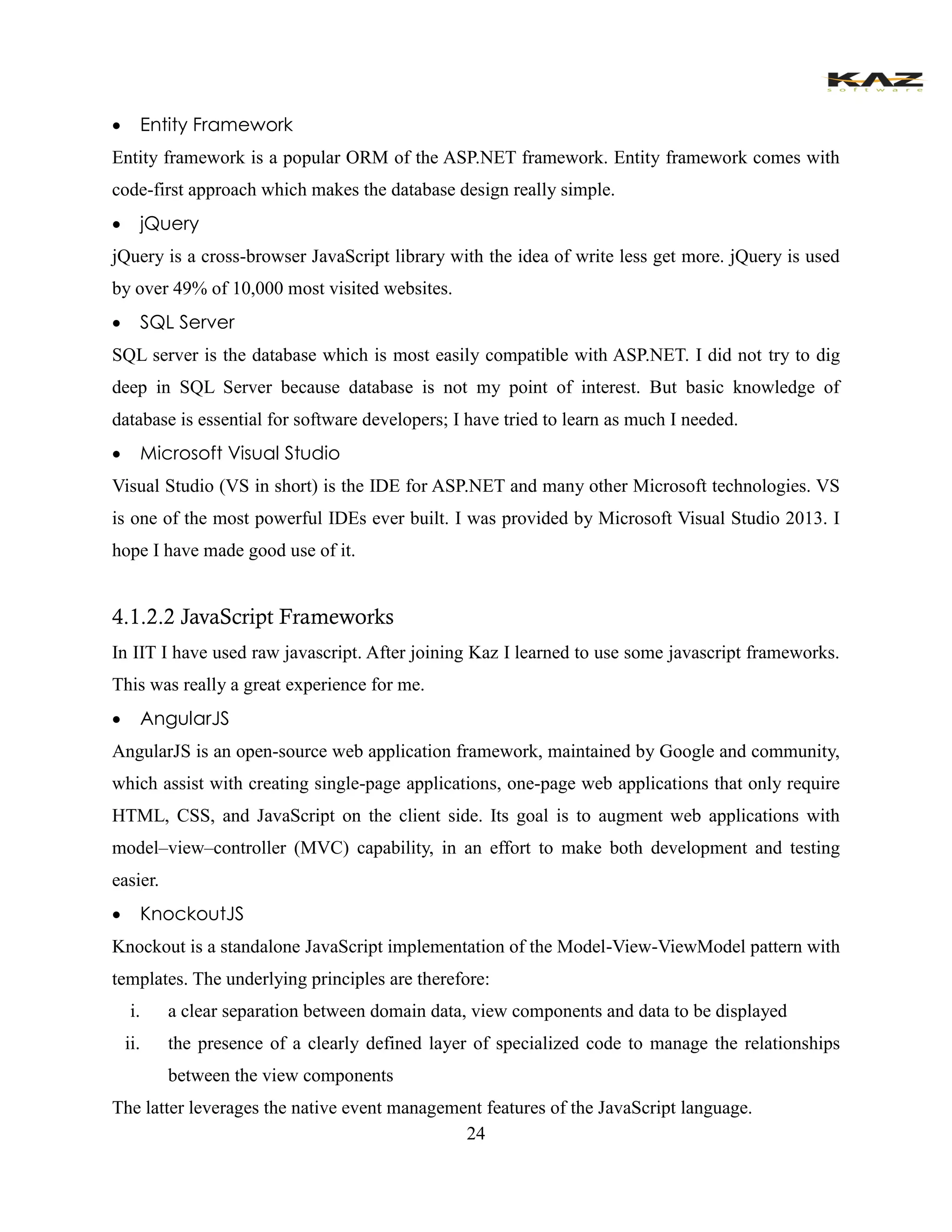 Internship Final Report | PDF