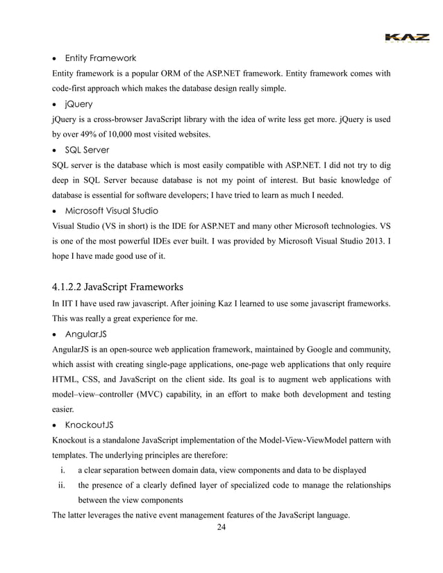 Internship Final Report | PDF