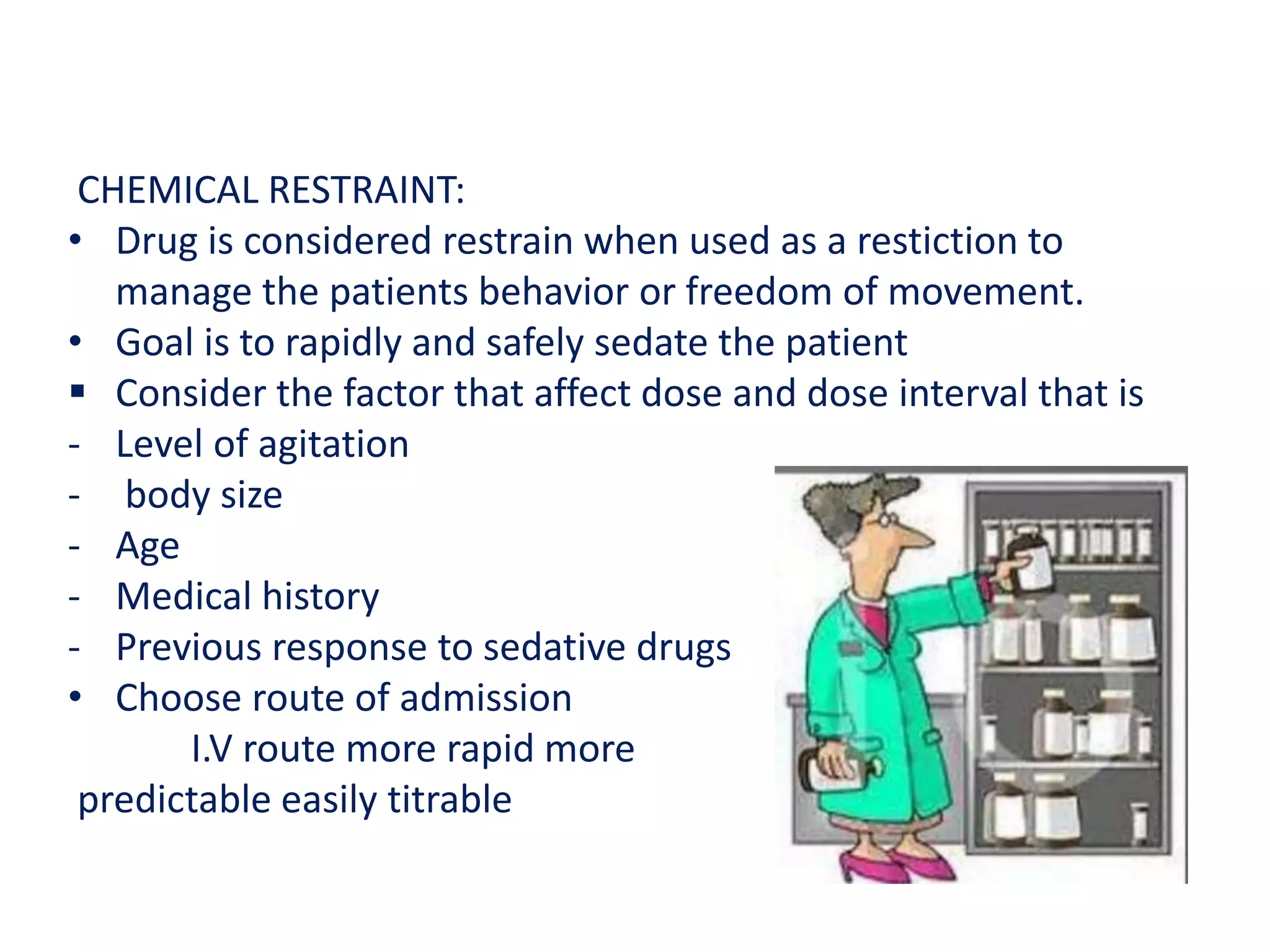 restraint of mentally ill | PPTX