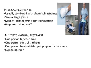 restraint of mentally ill | PPTX