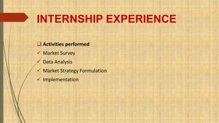 Internship Presentation | PPTX