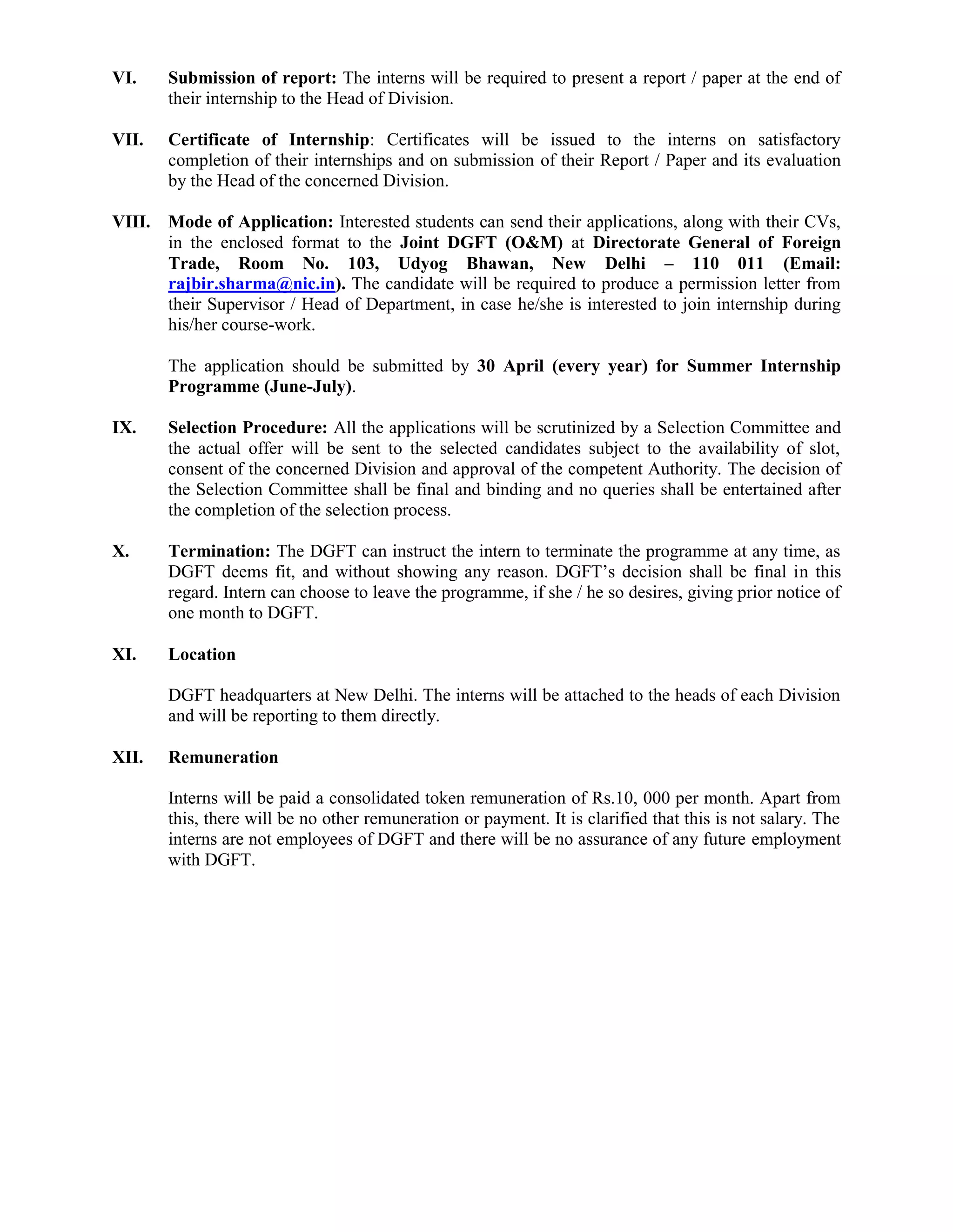 Internship | PDF