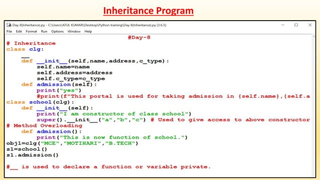 Python Summer Internship Pptx Programming Languages Computing