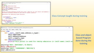 Python Summer Internship | PPT