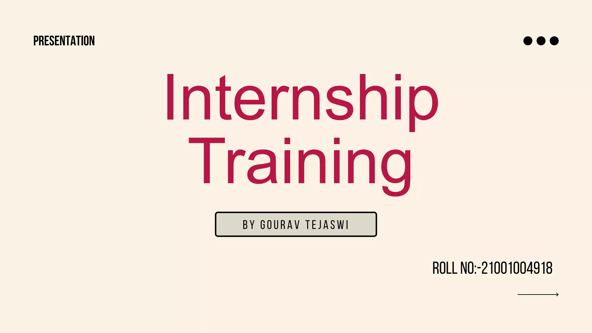 internship.pptx | Free Download