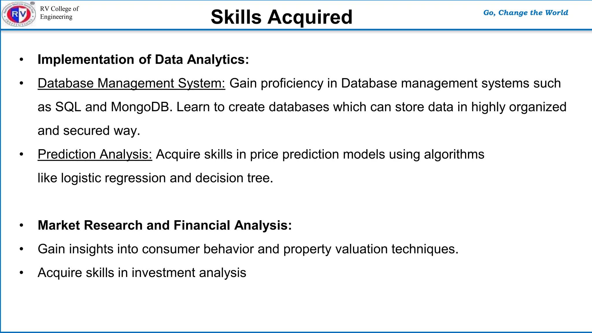 INTERNSHIP in the field of Data analysis | PPTX