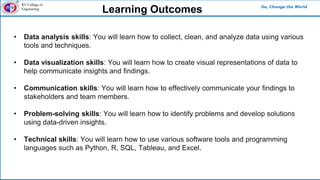 INTERNSHIP in the field of Data analysis | PPTX