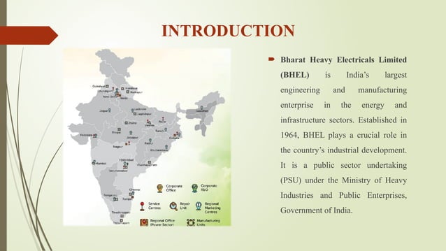 BHEL SUMMER TRAINING INTERNSHIP PROGRAMs | PPTX