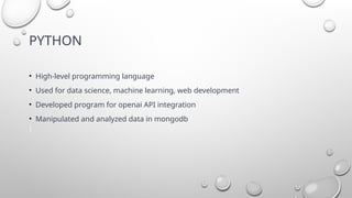 internship report how work on internship | PPT