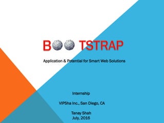 Internship - Bootstrap | PPT
