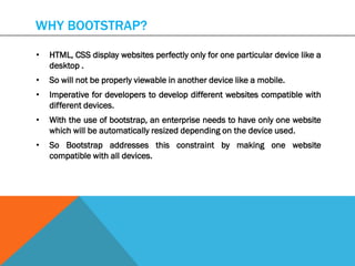Internship - Bootstrap | PPT