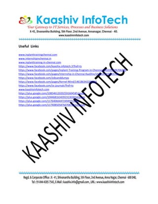 Internship in-chennai-for-cse-in-.net-application | DOCX