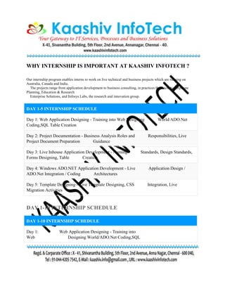 Internship in-chennai-for-cse-windows-application | PDF