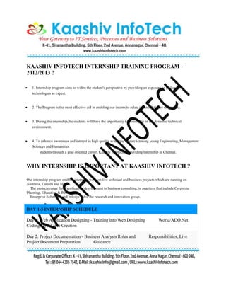 Internship in-chennai-for-ece-in-ccna | PDF