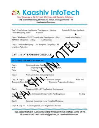 Internship in-chennai-for-ece-in-ccna | PDF