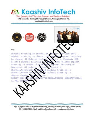 Internship in-chennai-for-ece-in-ccna | PDF