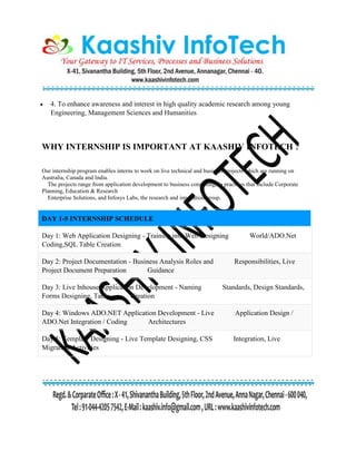 Internship in-chennai-for-eie-in-website-designing | PDF