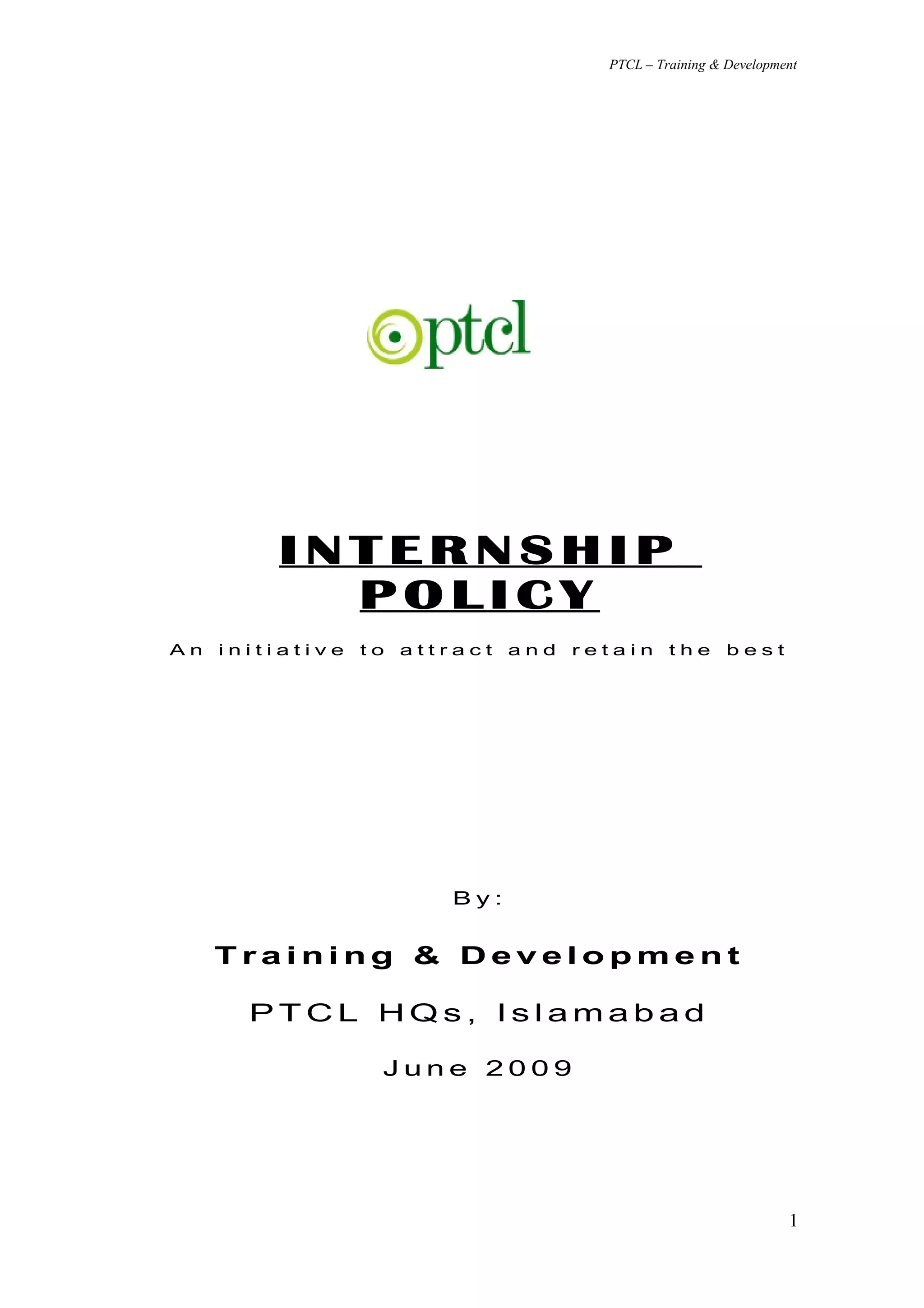 Internship policy-1 | DOC