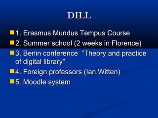 DILL Program, Internships & Libraries of Uzbekistan | PPT
