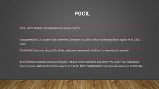 INSTALLATION OF 500MVA TRANSFORMER AT PGCIL | PPTX